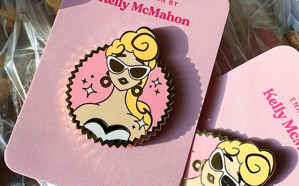 Hey Blondie Pin – Kelly McMahon Design